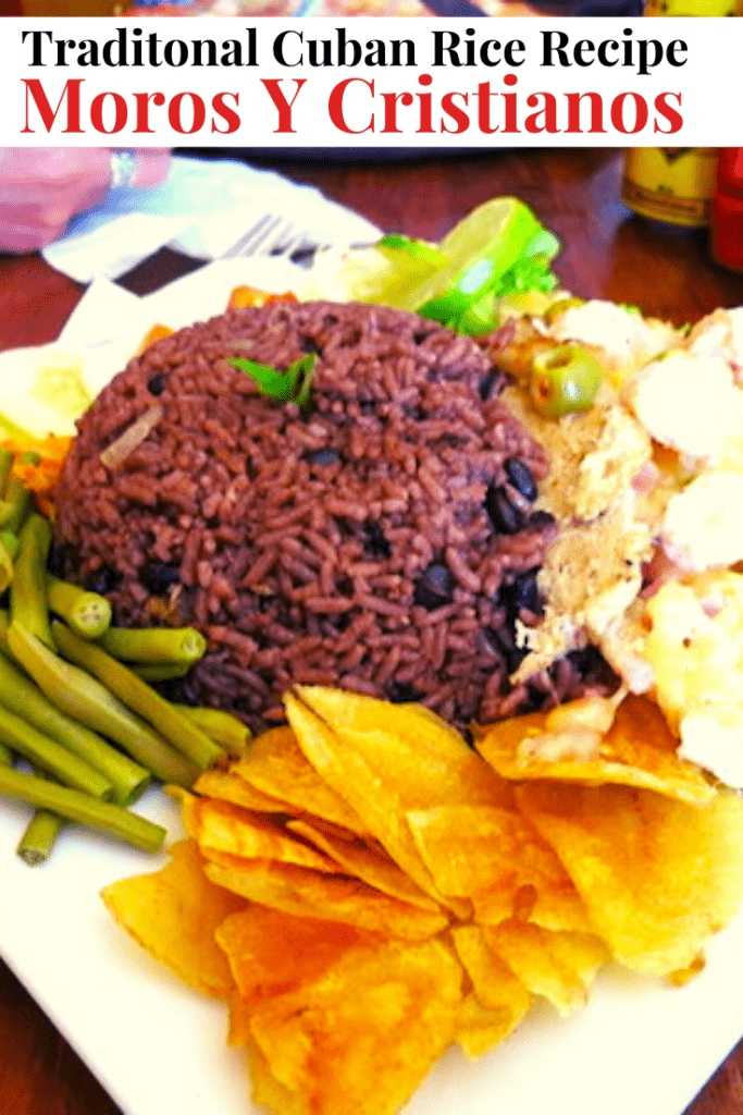 Traditional Cuban Rice Recipe Moros y Cristianos cuban rice