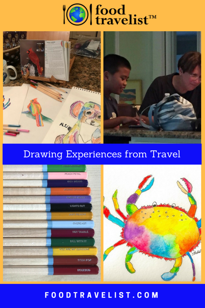 Drawing Experiences From Travel and More by Sue Reddel