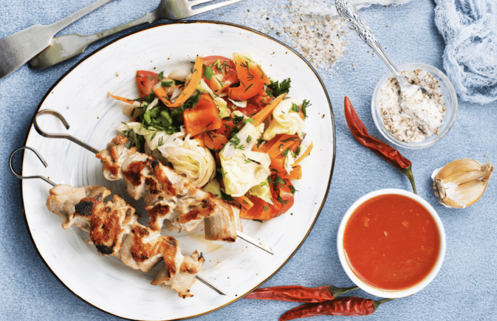 Easy Chicken Kebab Recipe - Food Travelist