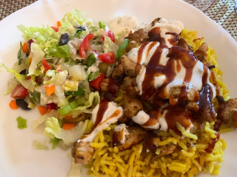 Halal Chicken And Rice Recipe - Food Travelist